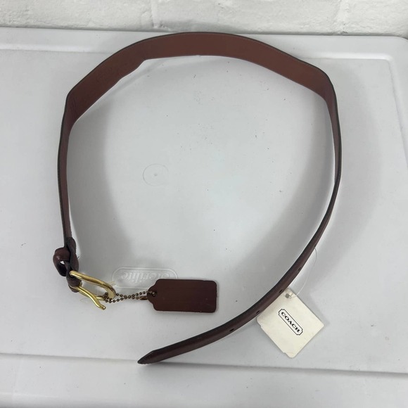 Coach | Accessories | Coach Womens Smooth Leather Harness Buckle ...